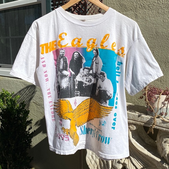 Shirts | Vintage 1995 Eagles Concert Shirt Single Stitch | Poshmark